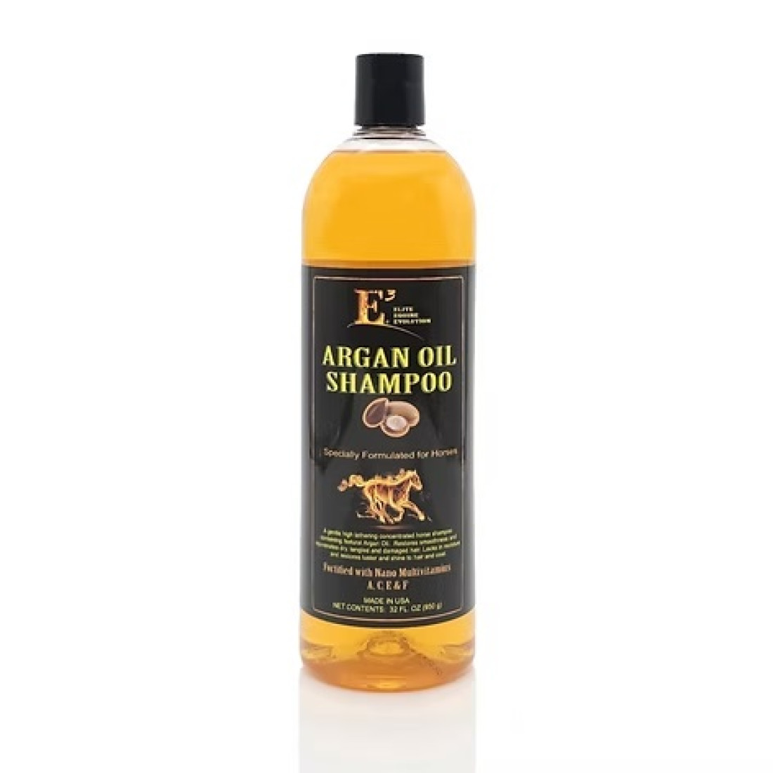 E3 Moroccan Argan Oil Shampoo by Elite Equine Evolution